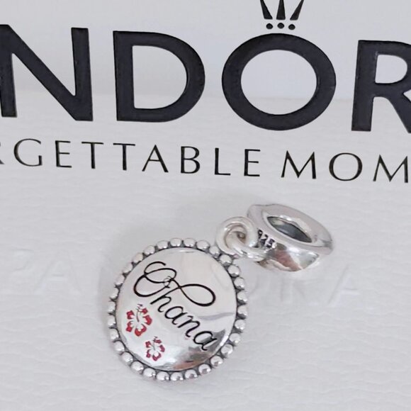 Pandora | Jewelry | Pandora Ohana Pink Hibiscus Flower Hawaii Exclusive ...